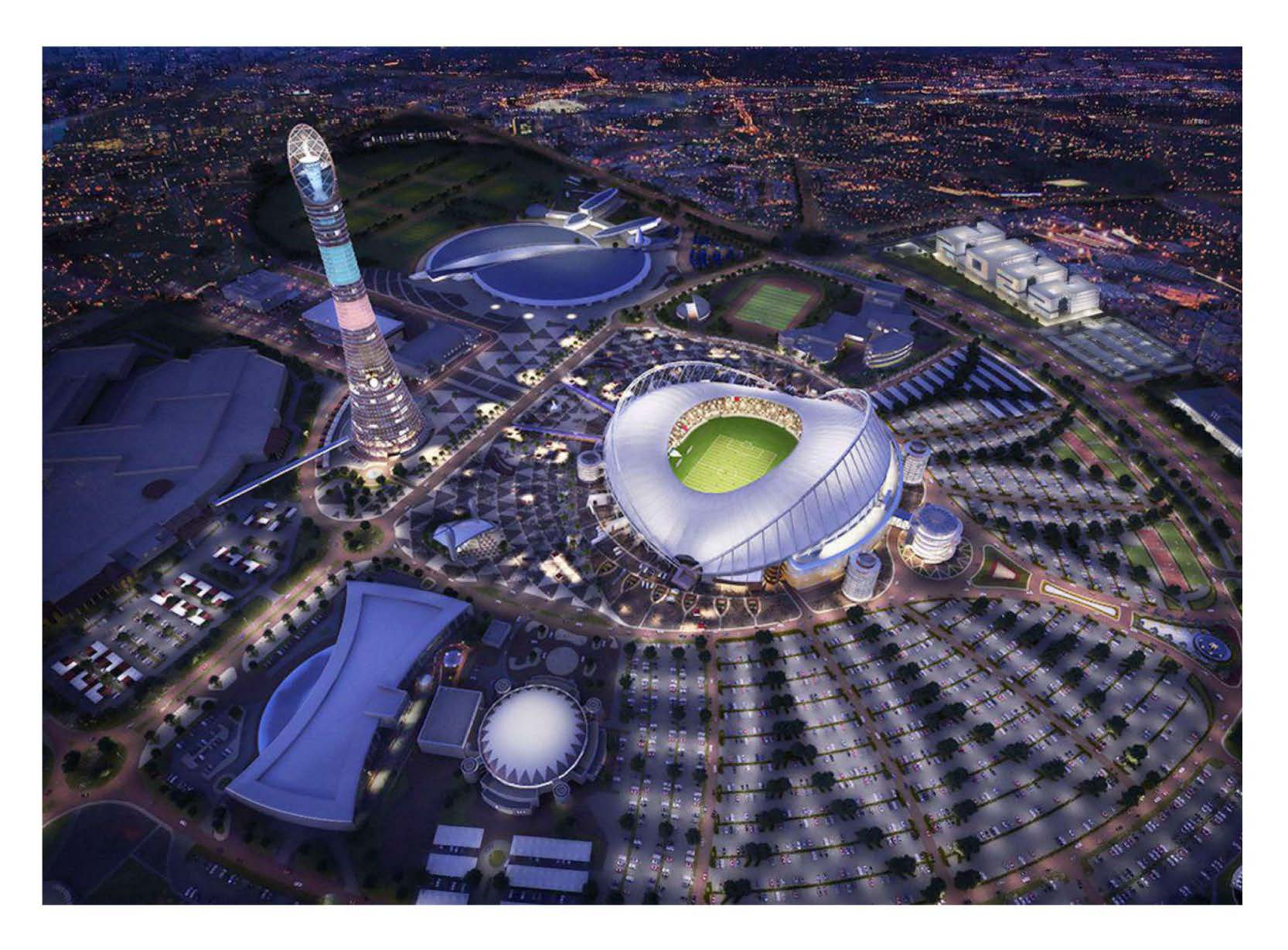 El edificio ICONIC 2022 de Doha - Mecano